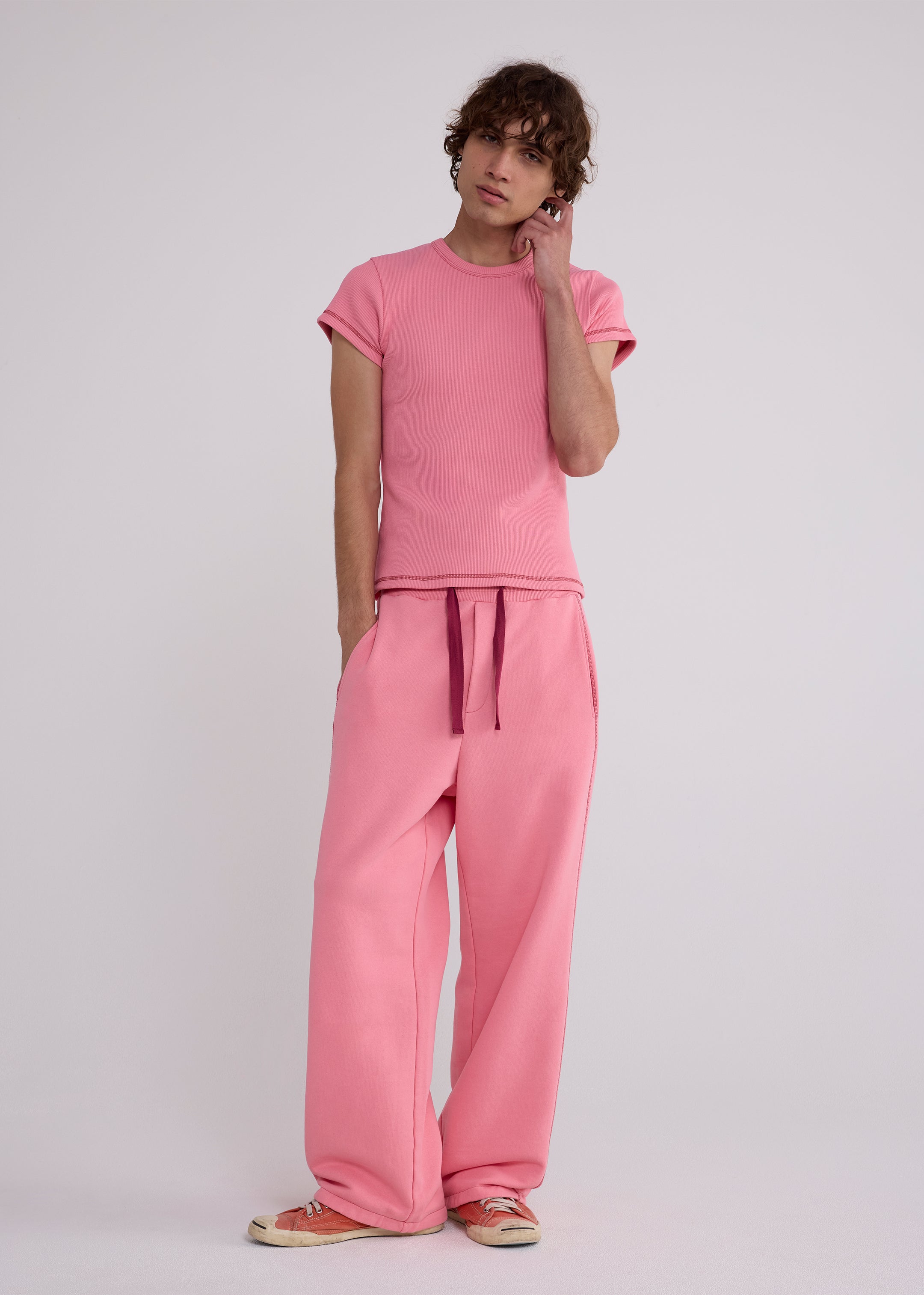 Cotton Skinny Rib Tee – Sanderlak